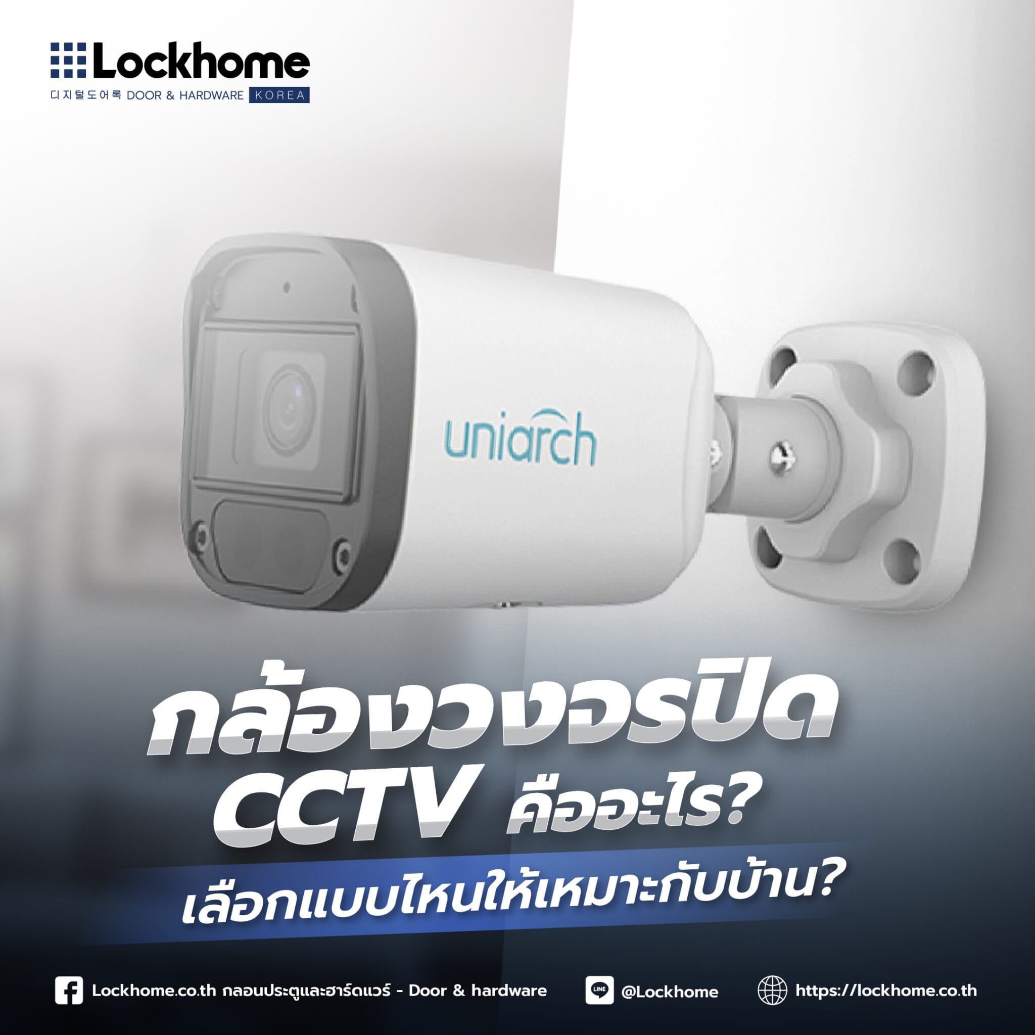 กล้องวงจรปิด CCTV คืออะไร? เลือกแบบไหนให้เหมาะกับบ้าน?
