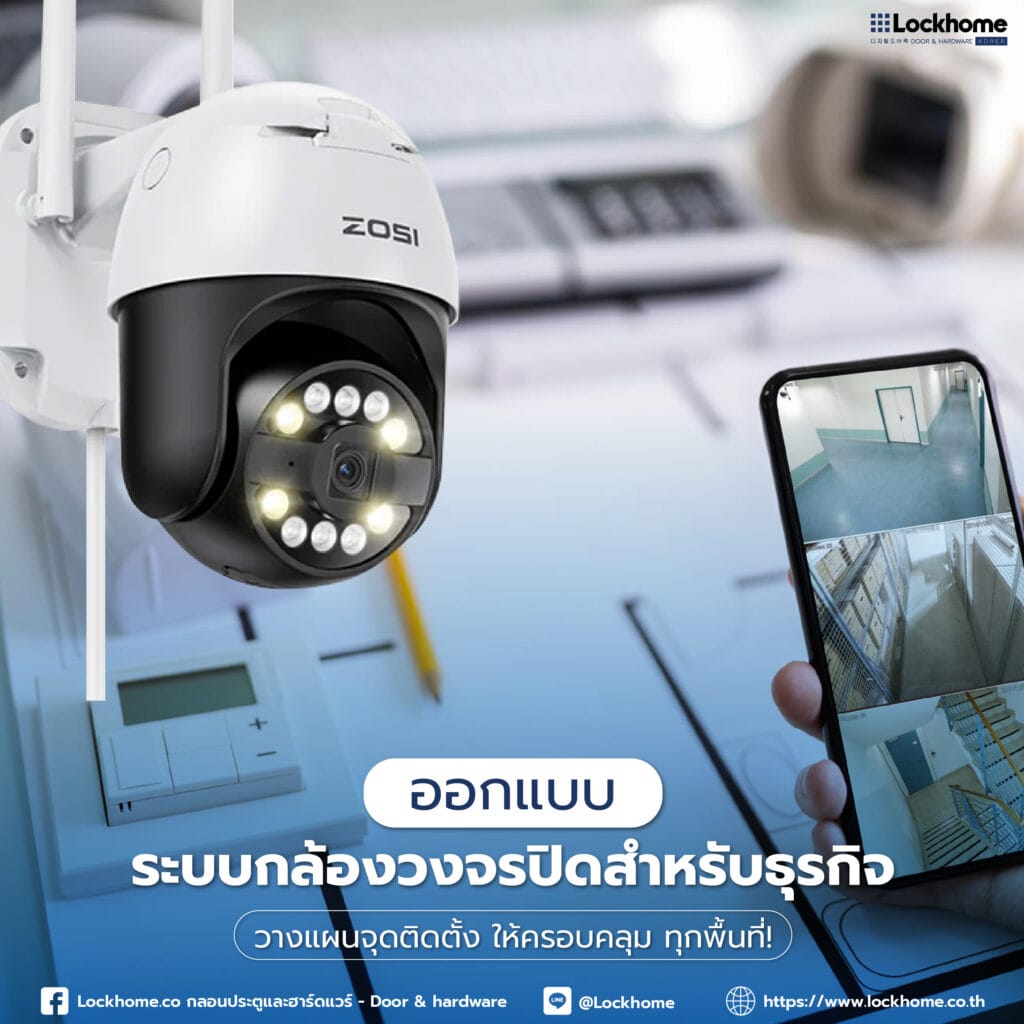 Design CCTV systems for businesses: Plan installation points to cover ...